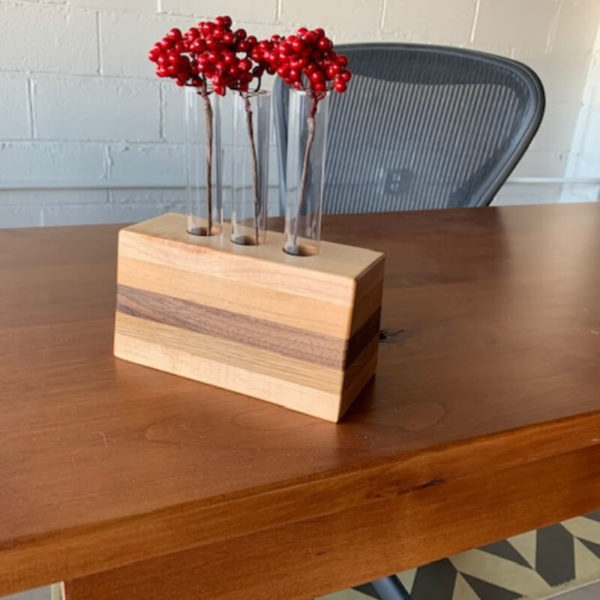 wood desktop planter greencleandesigns.com modern desktop planter