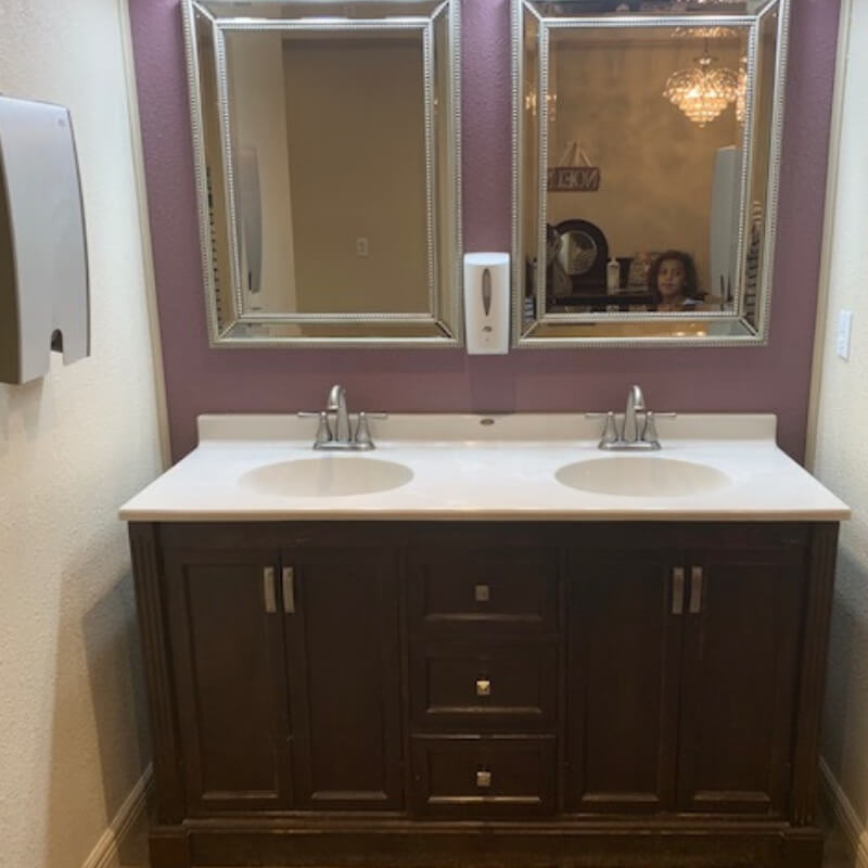 Office bathroom ideas greencleandesigns.com commercial restroom