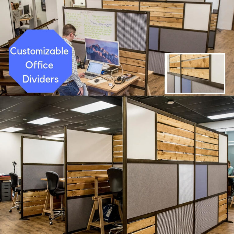 Ideas to add privacy to existing office furniture greencleandesigns.com