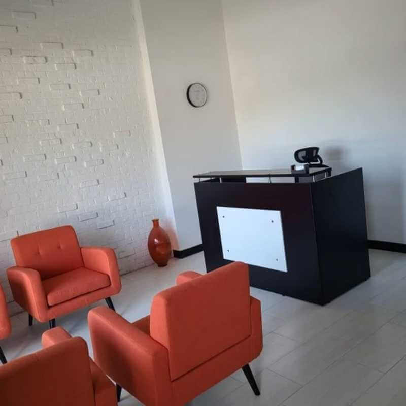 ADA Front desk L shape Reception Desk greencleandesigns.com